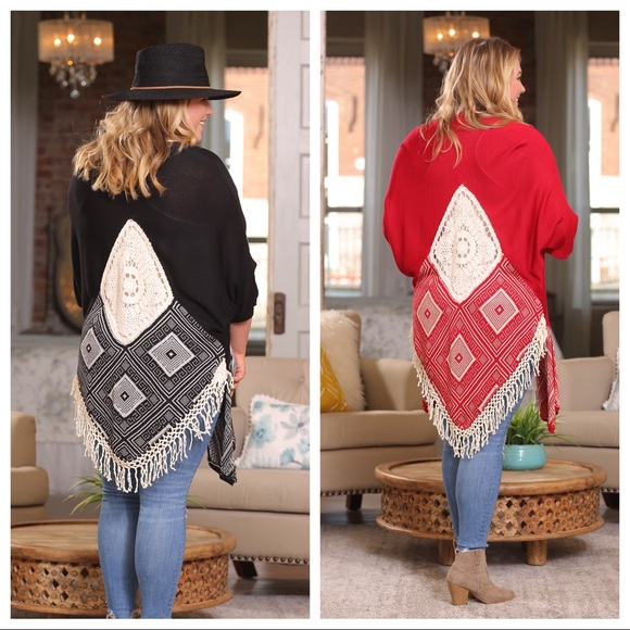 2 a T Boutique | Jackets & Coats | Gorgeous Aztec Fringe Sweater ...